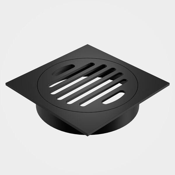 Square Floor Waste Grate - 100mm Outlet