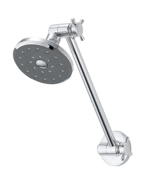 Kiri Satinjet Hi Rise Shower on Capstan Arm-Chrome