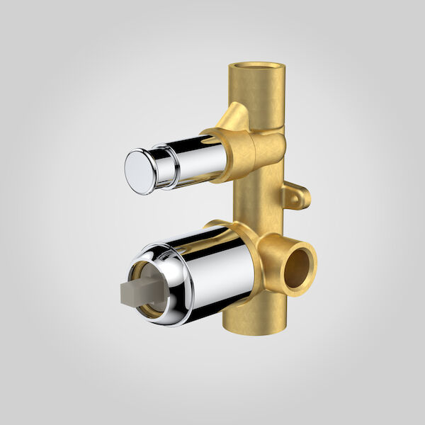 Luna Bath/Shower Mixer with Diverter Body Kit